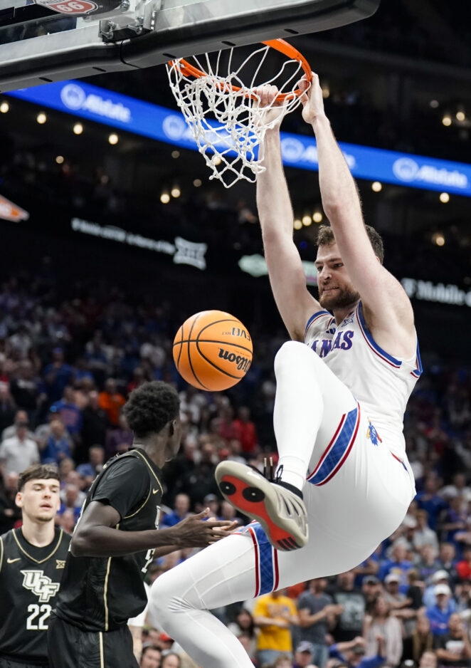 Photo Gallery: Kansas holds the line to beat UCF, 98-94 in OT - KU Sports